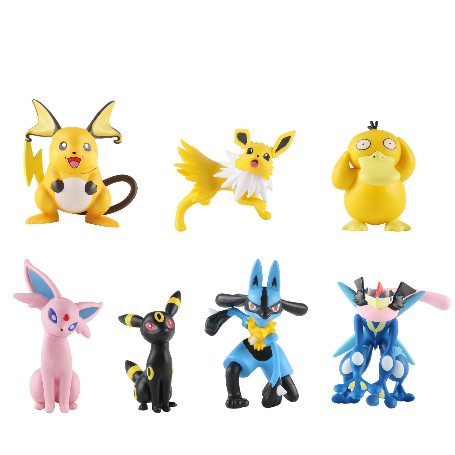 Mini figura de Pokemon Arco Iris Latino muñecas de la familia Greninja ...
