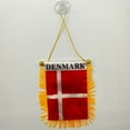 European Cup Participating Countries Flag Car Flag Small Hanging Flag Flowing Beard Flag Fan