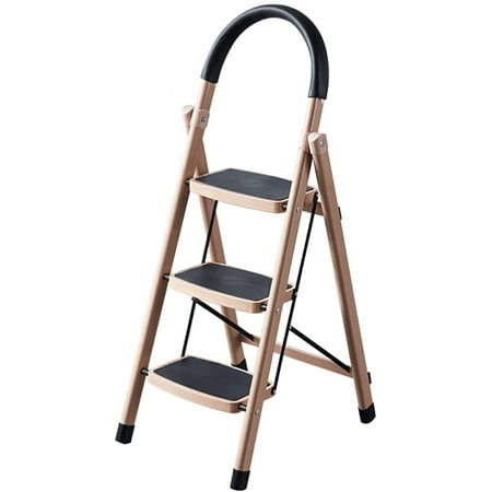 Step ladders Foldable U-Shaped Thickened 3 Step Ladder Folding Step ...