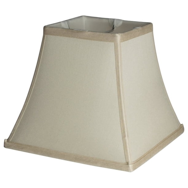Urbanest 9" Silk Square Cut Lampshade, Cream - Walmart.com