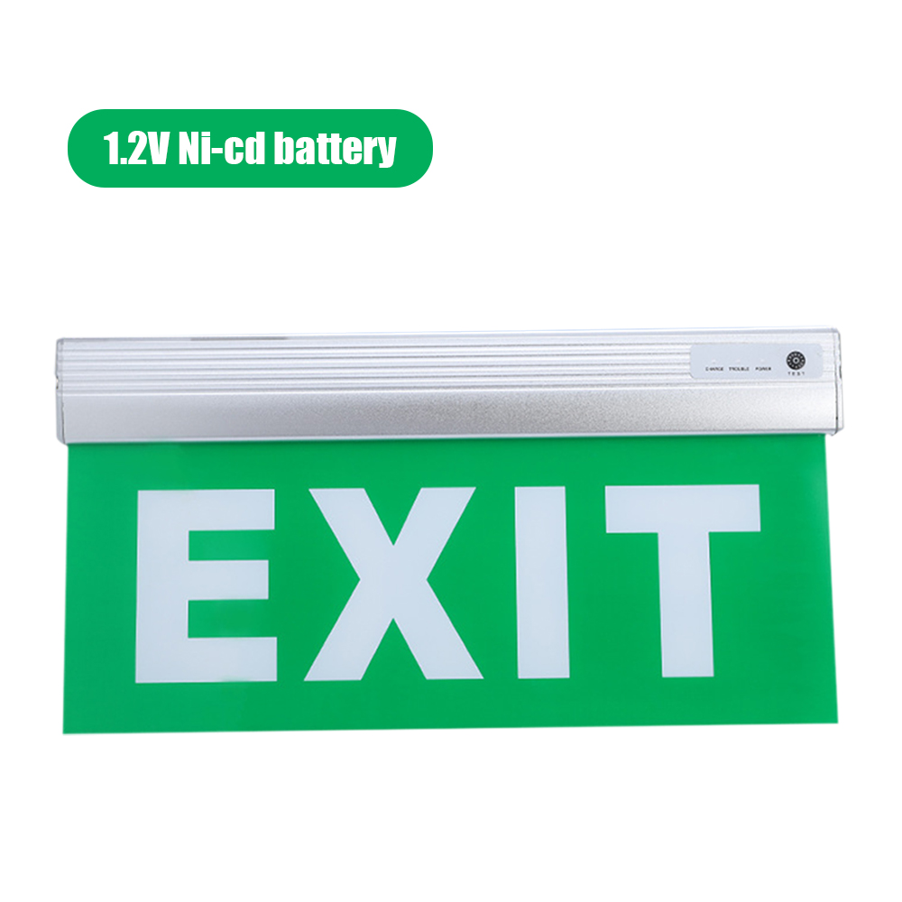 Emergency Light Safety Exit Sign Luminaire Leds Warning Guidance ...