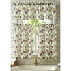 Lemon Grove Tribeca Printed Textured Kitchen Curtain - Walmart.com