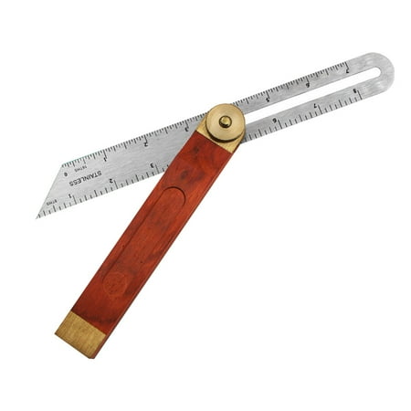 fashionhome 9" Sliding Ruler Stainless Steel Adjustable Angle Ruler ...