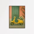 Affixzi Yellow Poster, Retro Italian Street Wall Art, Vintage Style ...