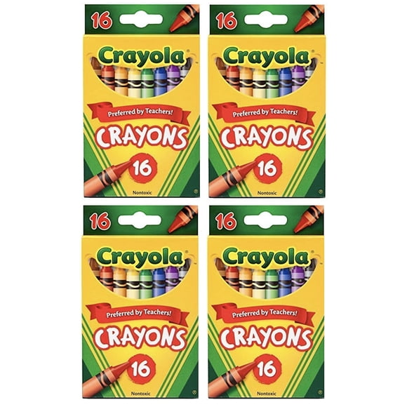 4 Pack Crayons