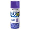 Grape, Rust-Oleum American Accents 2X Ultra Cover Gloss Spray Paint- 12 ...