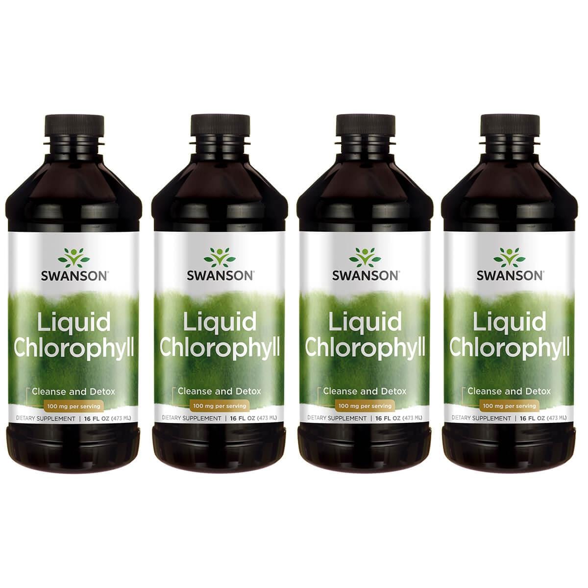 Swanson Liquid Chlorophyll 100 mg 16 fl oz Liq 4 Pack - Walmart.com