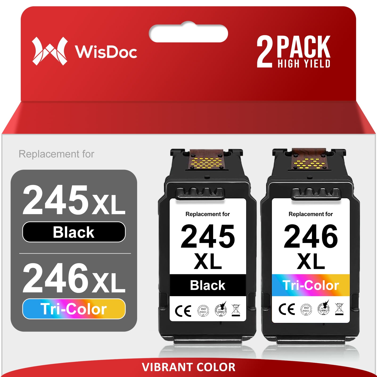 Click here for Wisdoc 245xl Ink For Canon Ink 245 And 246 Compati... prices
