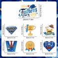 139Pcs Fathers Day Decorations, Happy Fathers Day Party Set with Plates ...