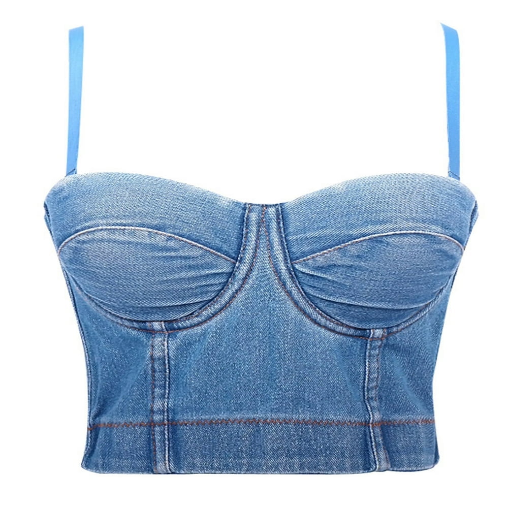 Click here for Generic Women Denim Camisole Sleeveless Adjustable... prices