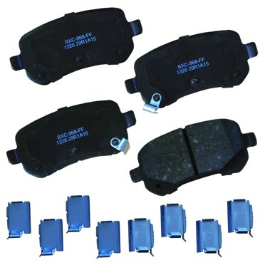 Ultimate Brakes Front and Rear Ceramic Brake Pad and Rotor Kit with ...