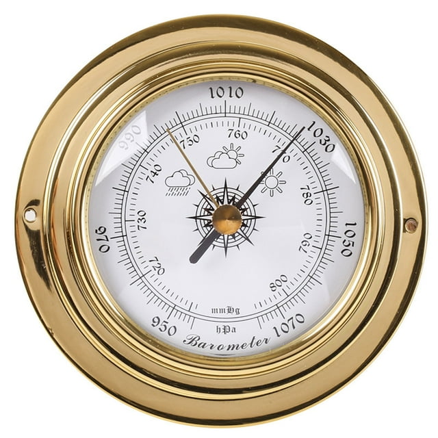 Dial Type Barometer Thermometer Hygrometer Weather Station Barometric ...