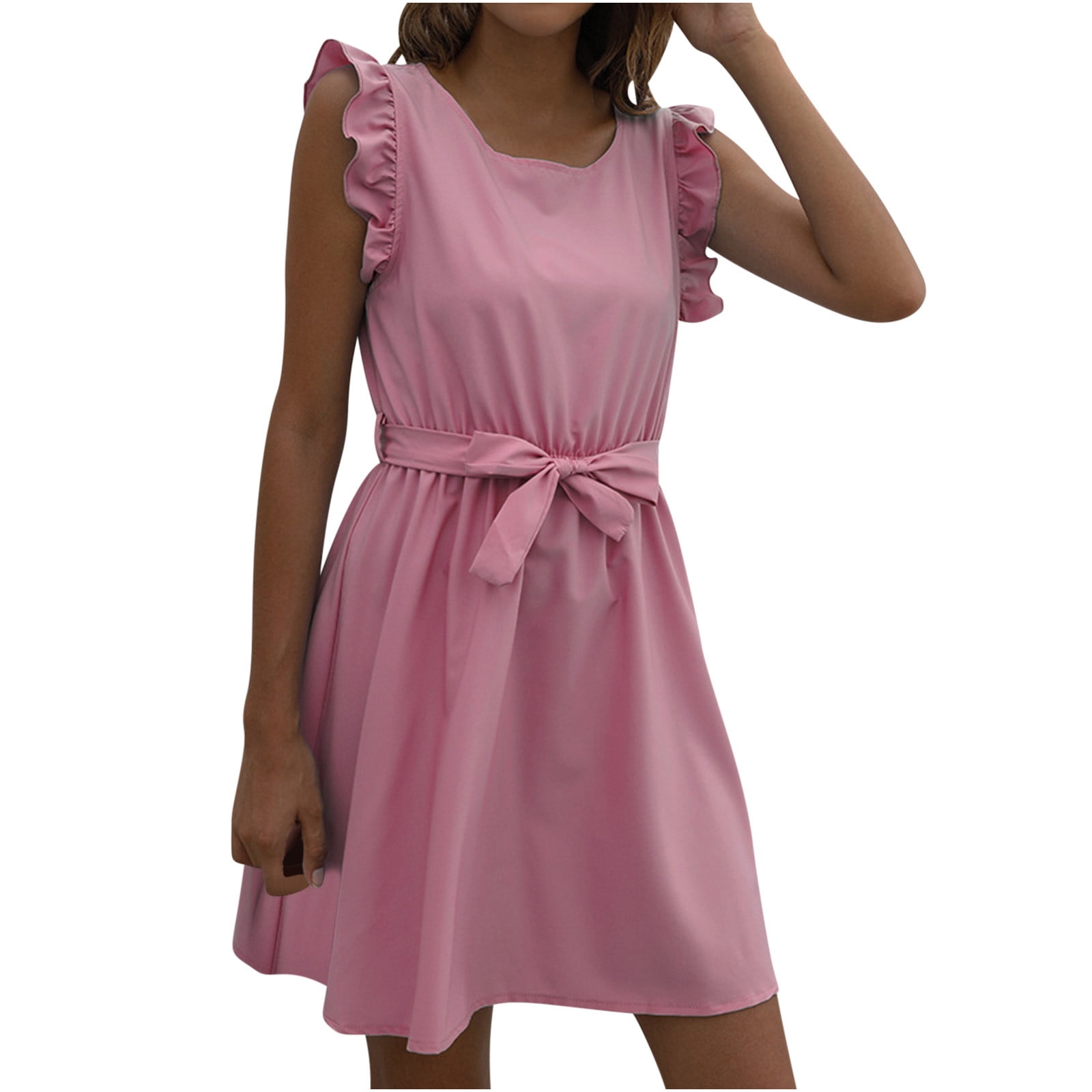 Click here for Aherbiu Summer Mini Dresses For Women 2024 Trendy... prices