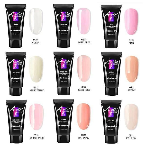 Click here for Jhcug Poly Builder Gel Diy Kit Jelly Crystal Nail... prices