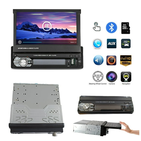 Single Din Flip Out Touch Screen