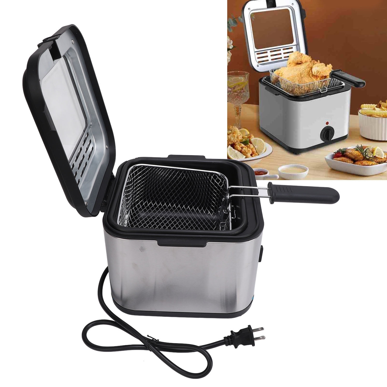 Click here for Mgaxyff Electric Oil Fryer  Us Plug 110v 1000w 2.5... prices