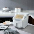 HANAMYA Rice Storage Container with Measuring Cup Grain | Pet Food ...