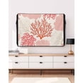 Coastal Ocean Coral Outdoor TV Cover 48 to 50 inch Red Pink Theme ...