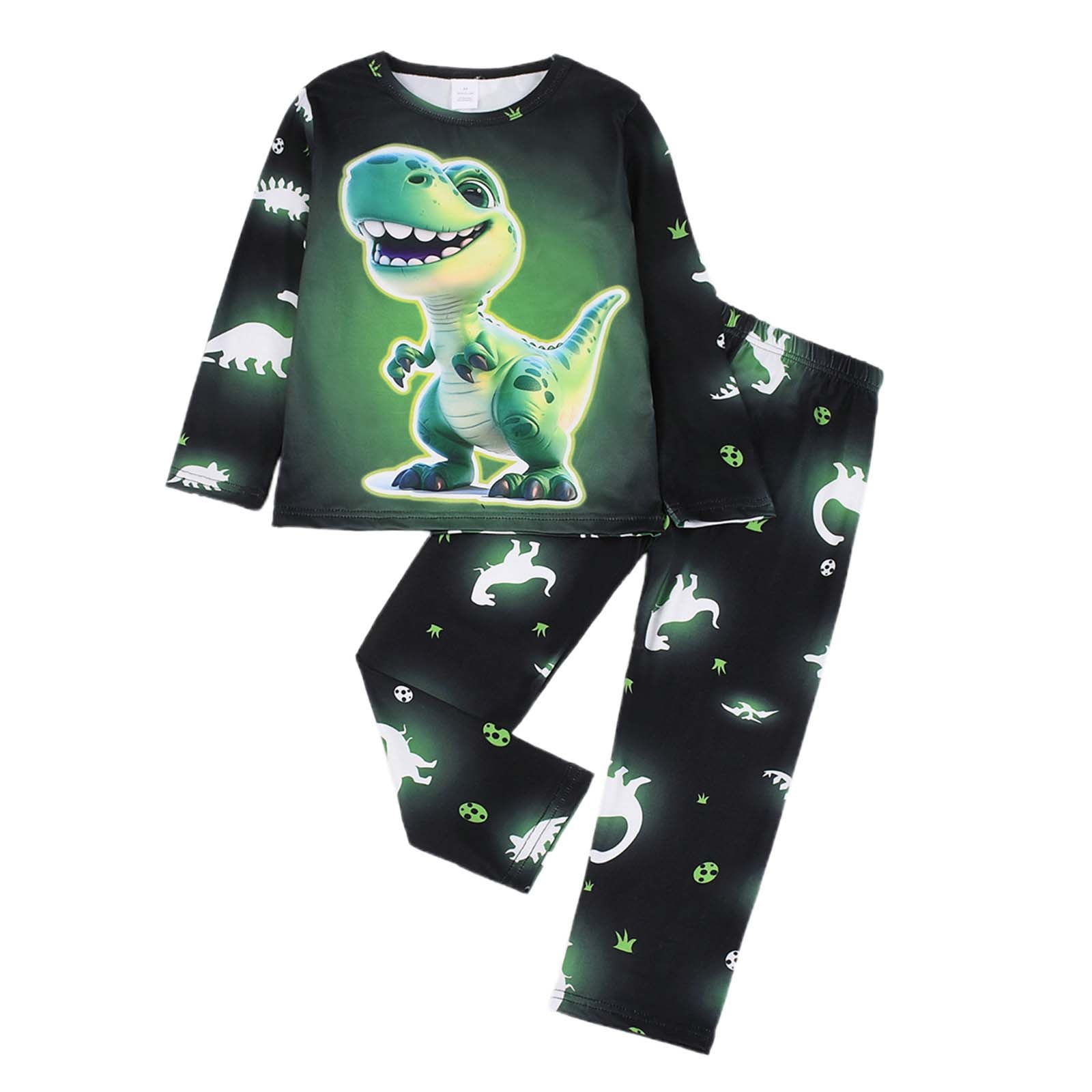 Click here for Hiiyo Glow In The Dark Kids Pajama Set For Boys An... prices