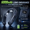 Neck Fan Cold Air Conditioner,Portable Bladeless Cooling Plate,Wearable ...