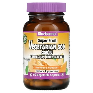 Bluebonnet Super Fruit Vegetarian SOD 100 Iu Cantaloupe Fruit Extract ...