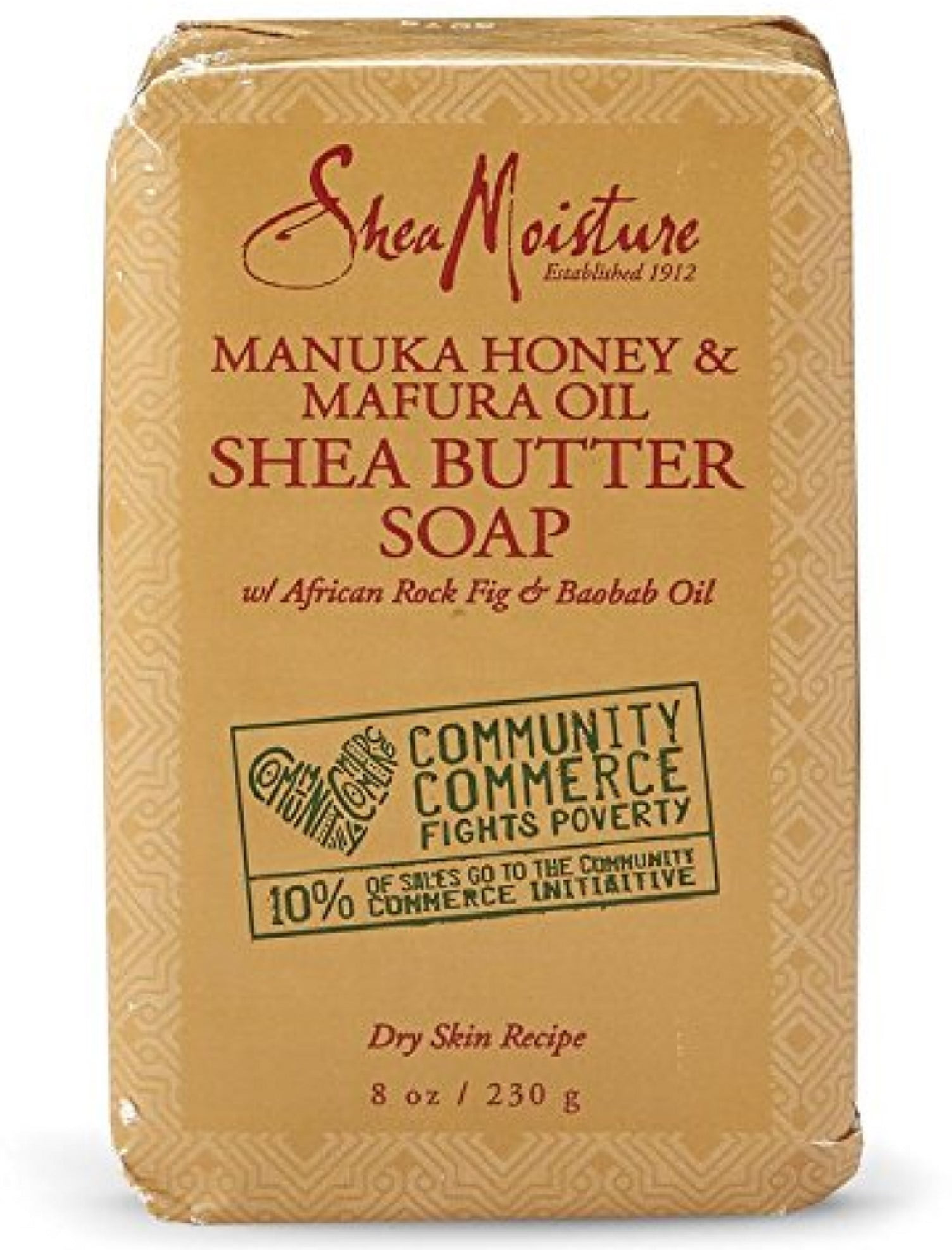 3 Pack - Shea Moisture Manuka Honey & Mafura Oil Shea Butter Soap 8 oz ...