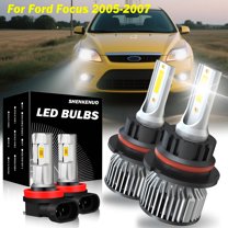 For Ford Focus 2005 2006 2007 LED Headlight High/Low Beam Fog Light ...