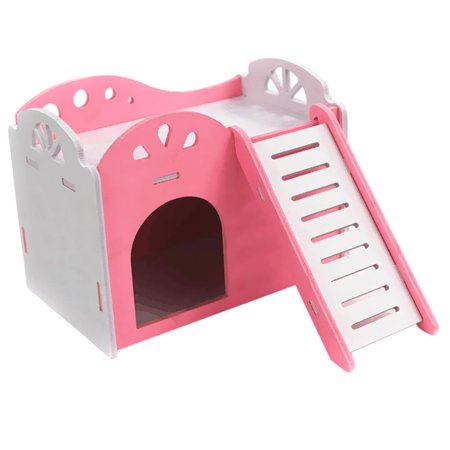 Board Gerbil House Hamster Hideout With Stairs - Mouse Exercise Sugar ...