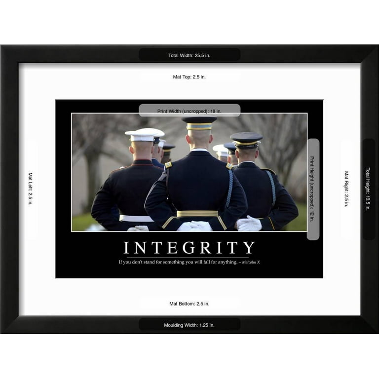 Integrity Poster Quote