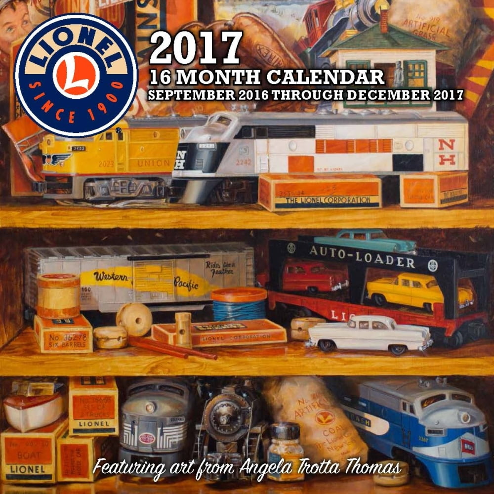 Lionel Wall Calendar, 2017 Trains by Motorbooks - Walmart.com
