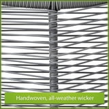 Mainstays Skyler Steel 3-Piece Wicker Rope Chat Set, Grey - Walmart.com