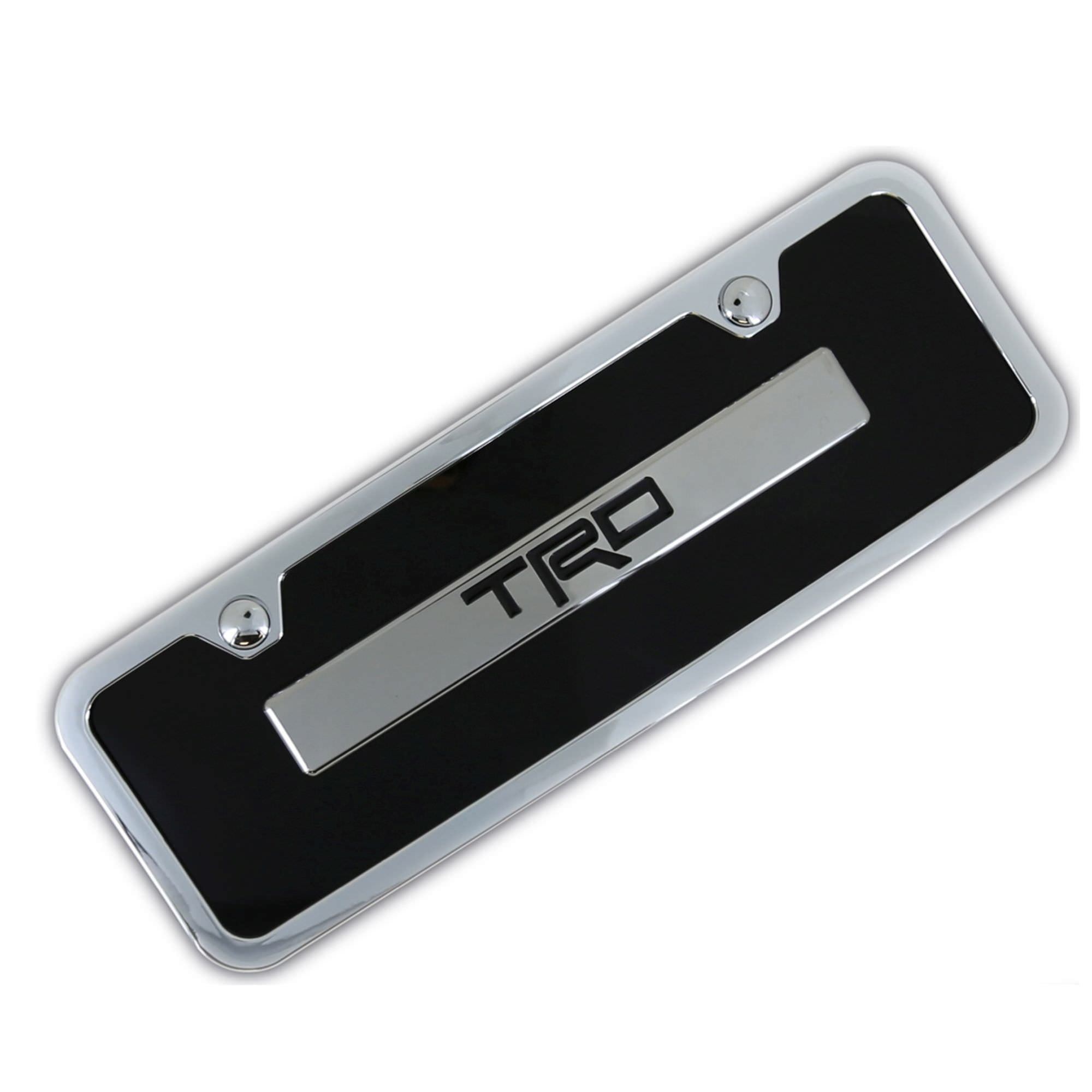 Toyota TRD License Plate Kit (Black) - Walmart.com