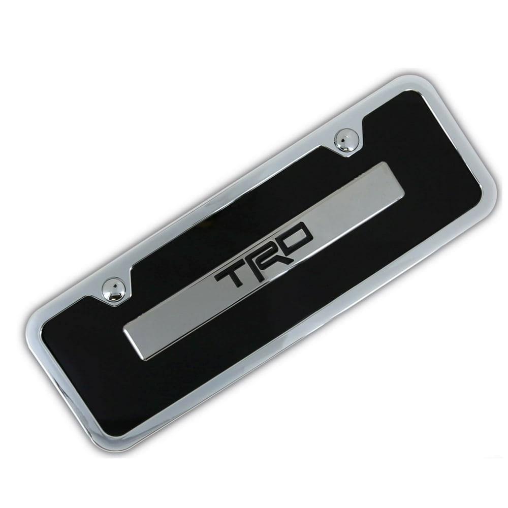 Toyota TRD License Plate Kit (Black) - Walmart.com - Walmart.com