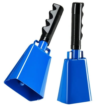 Various Sizes and Team Colors Cowbell with Stick Grip Handle Bell for ...