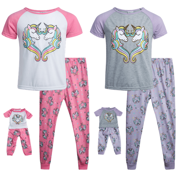 Matching Pajamas for Girl & Doll