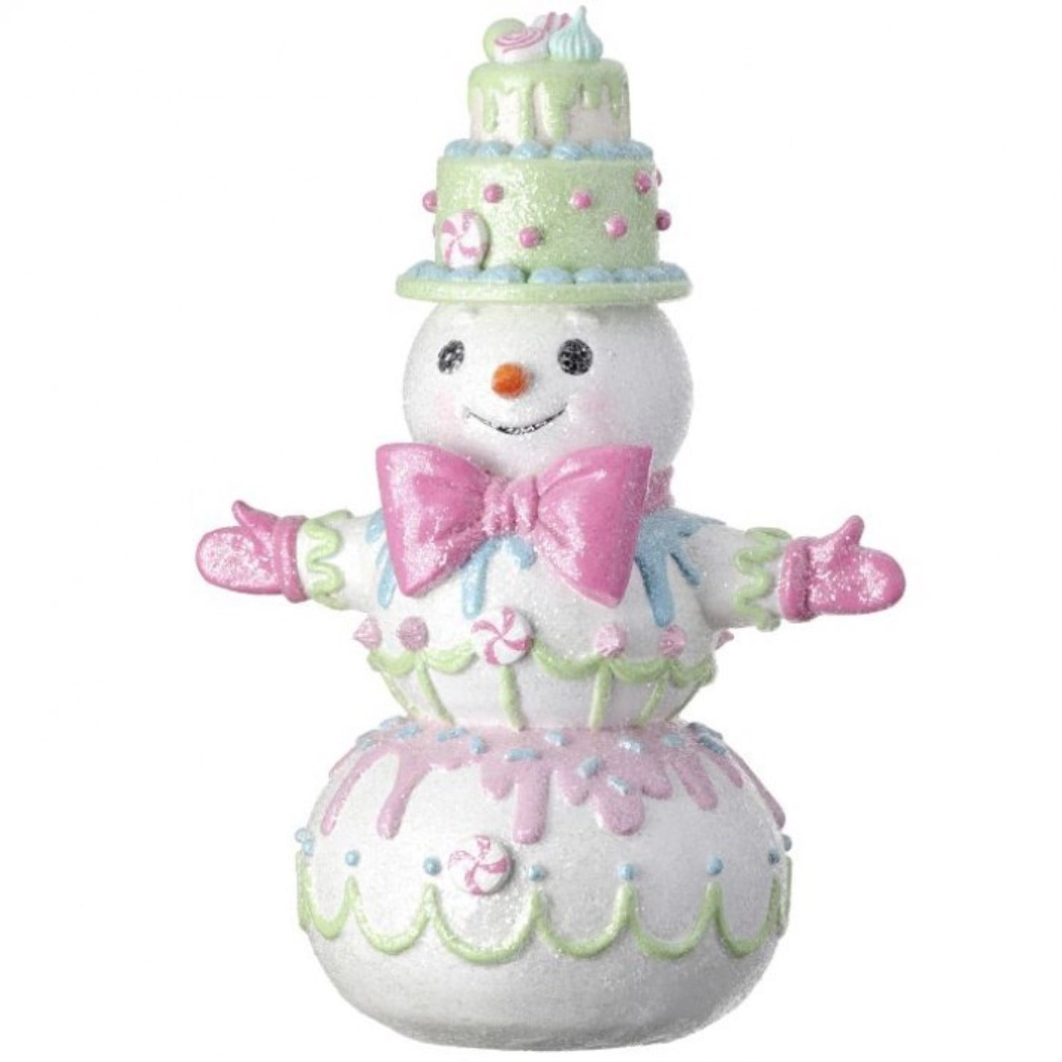 Regency International 17.5"Resin Candylicious Snowman With Bowtie ...