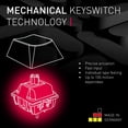 Wired Mechanical Gaming Keyboard White w/MX Red Aluminum Housing RGB ...