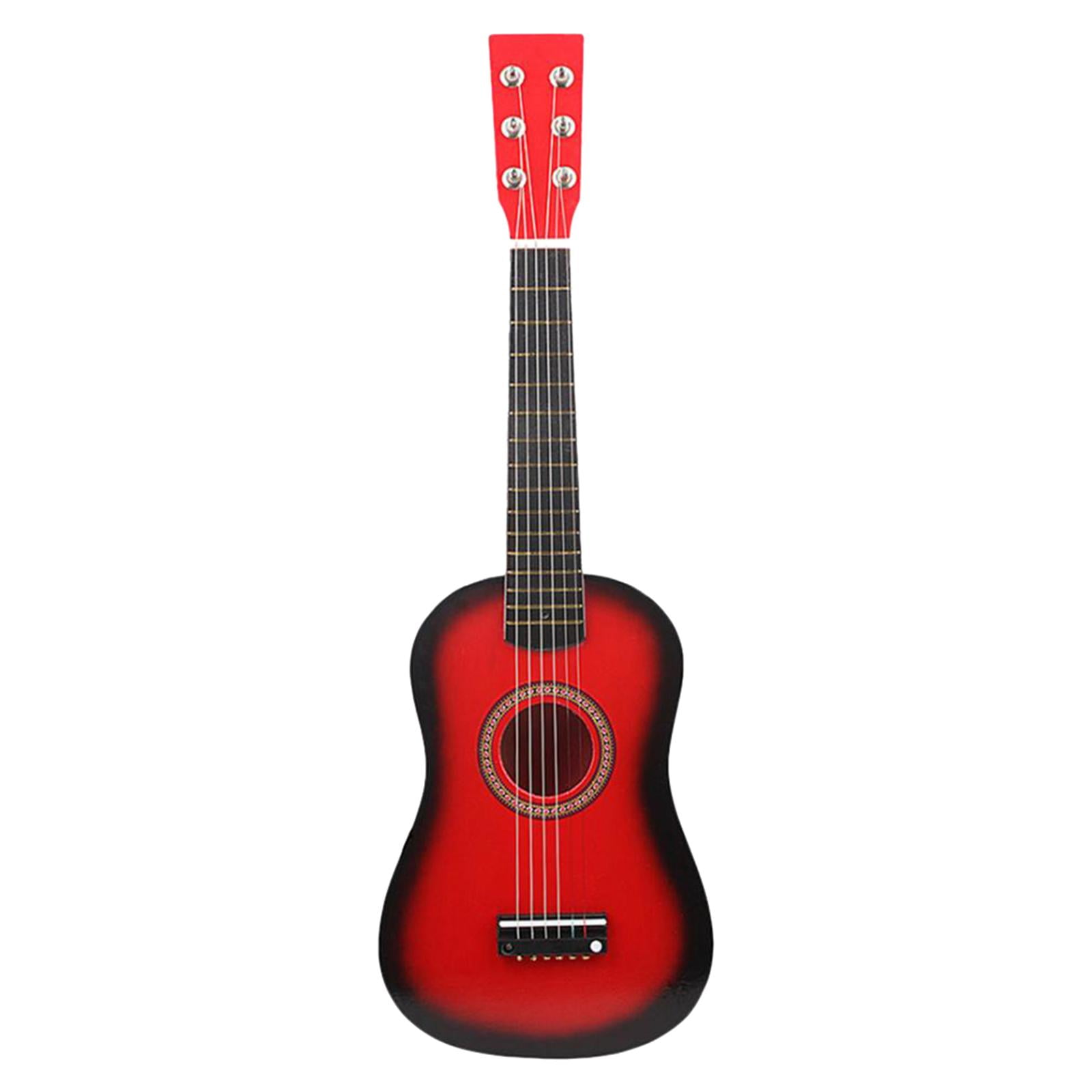23" Mini Acoustic Guitar with Pick for Boy and Girl Beginner Kits ...