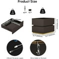 homary Smart Nightstand with Wireless Charging Station, USB & Type-C ...