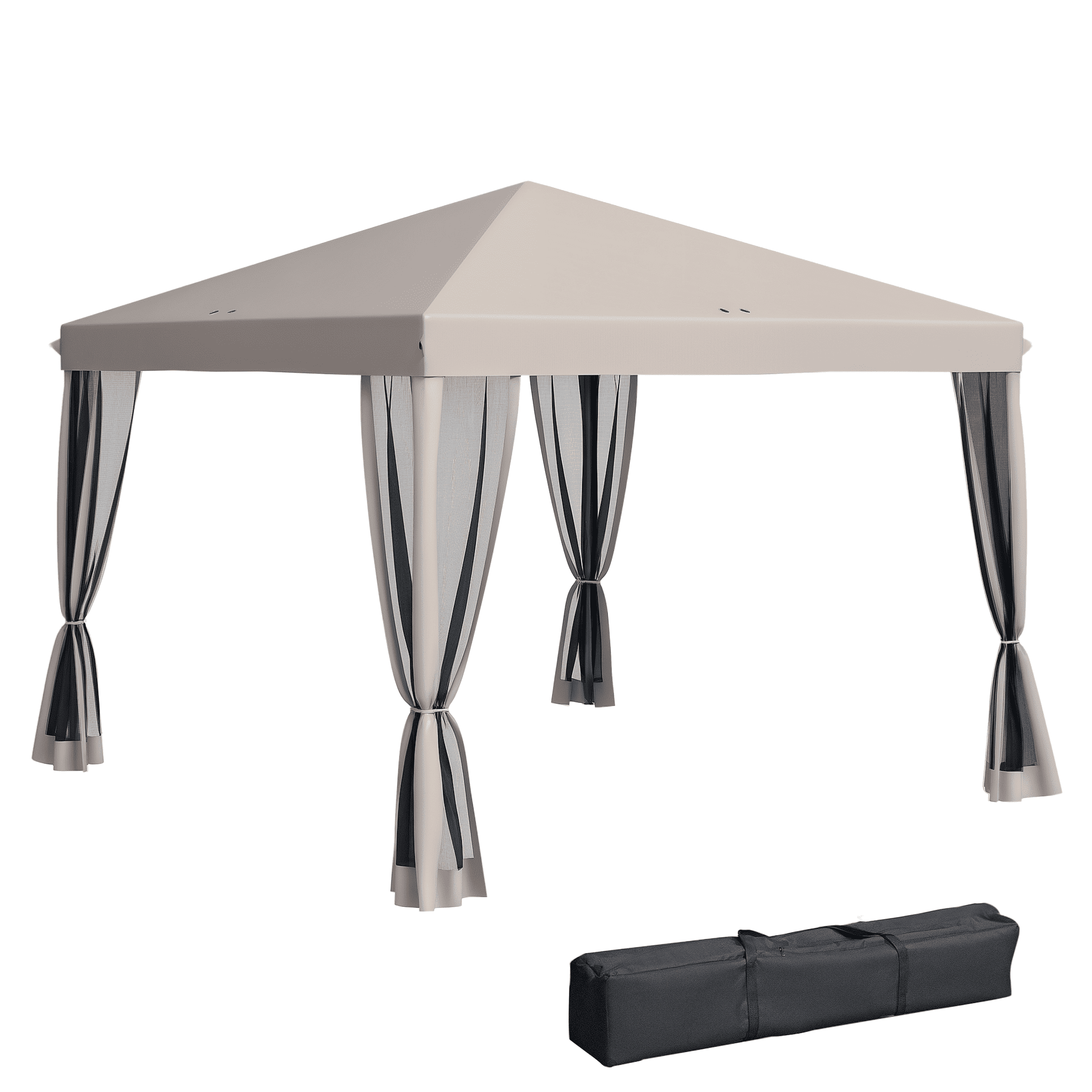 Click here for Outsunny 10 X 10 Pop Up Canopy Tent Gazebo With Re... prices