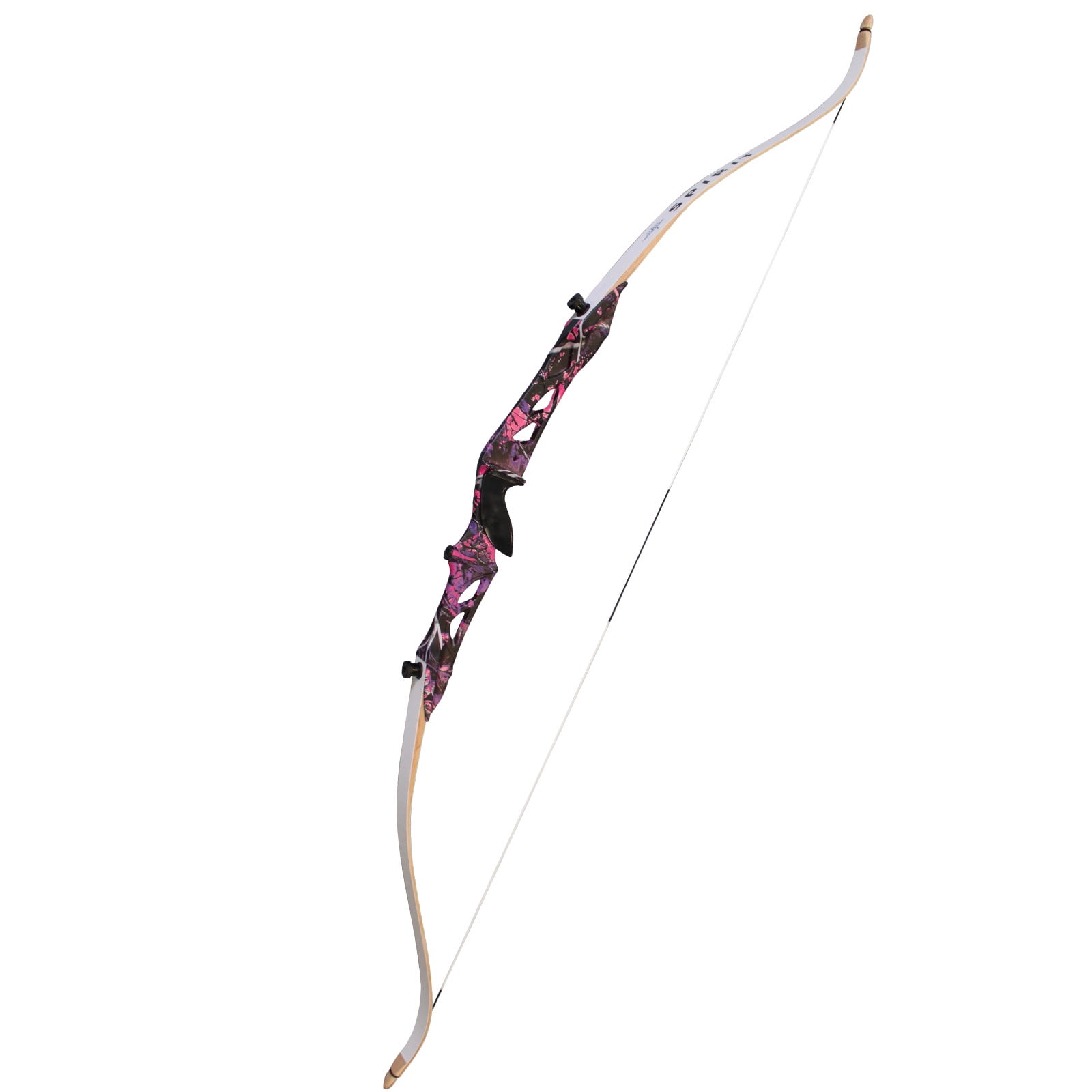 SAS Explorer Metal Riser Takedown Recurve Bow Black Limbs - Walmart.com