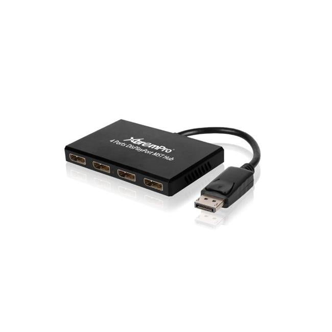 4 Port DisplayPort 1.2 to DisplayPort Multi Stream Transport MST Hub 1 ...