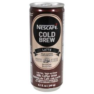 Nescafe Cold Brew Latte 8.1 oz (Pack of 4) - Walmart.com