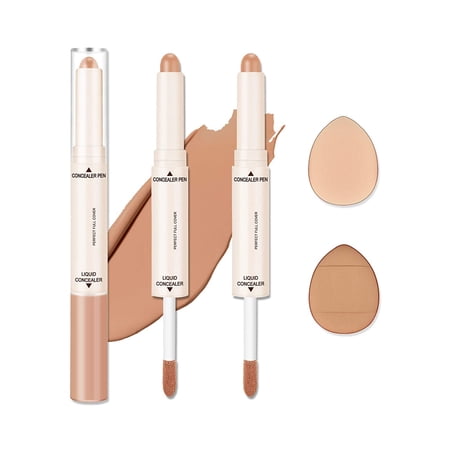 Concealer Contour Stick Set, Liquid Concealer Pen Double-Head Contour ...