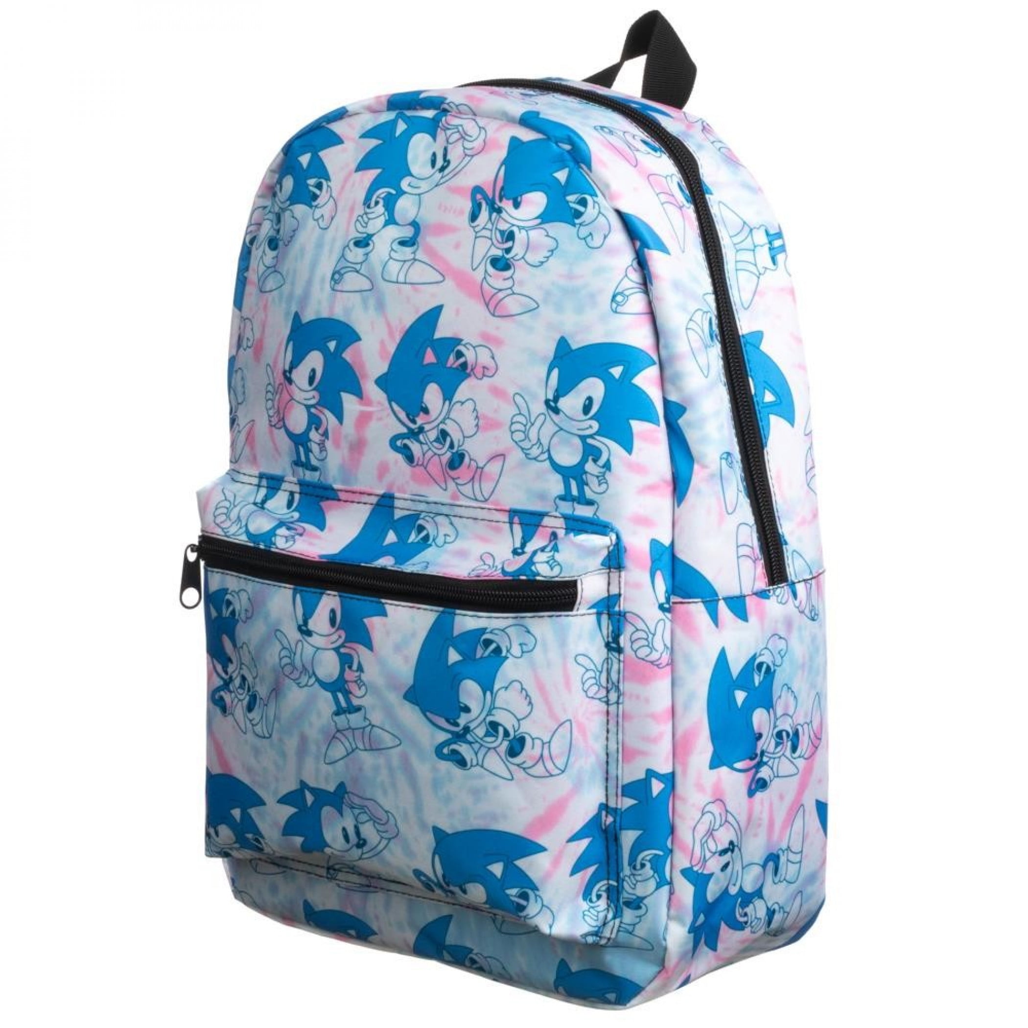 Sonic the Hedgehog Video Game Blue Tie Dye Backpack, Adult - Walmart.com