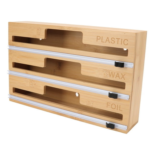 Plastic Wrap Dispenser, Neat Foil And Wrap Organizer 3 In 1 For Home ...
