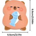 10 Pack Cute Capybara Sticky Notes Set 4 Shapes Random, Cartoon ...