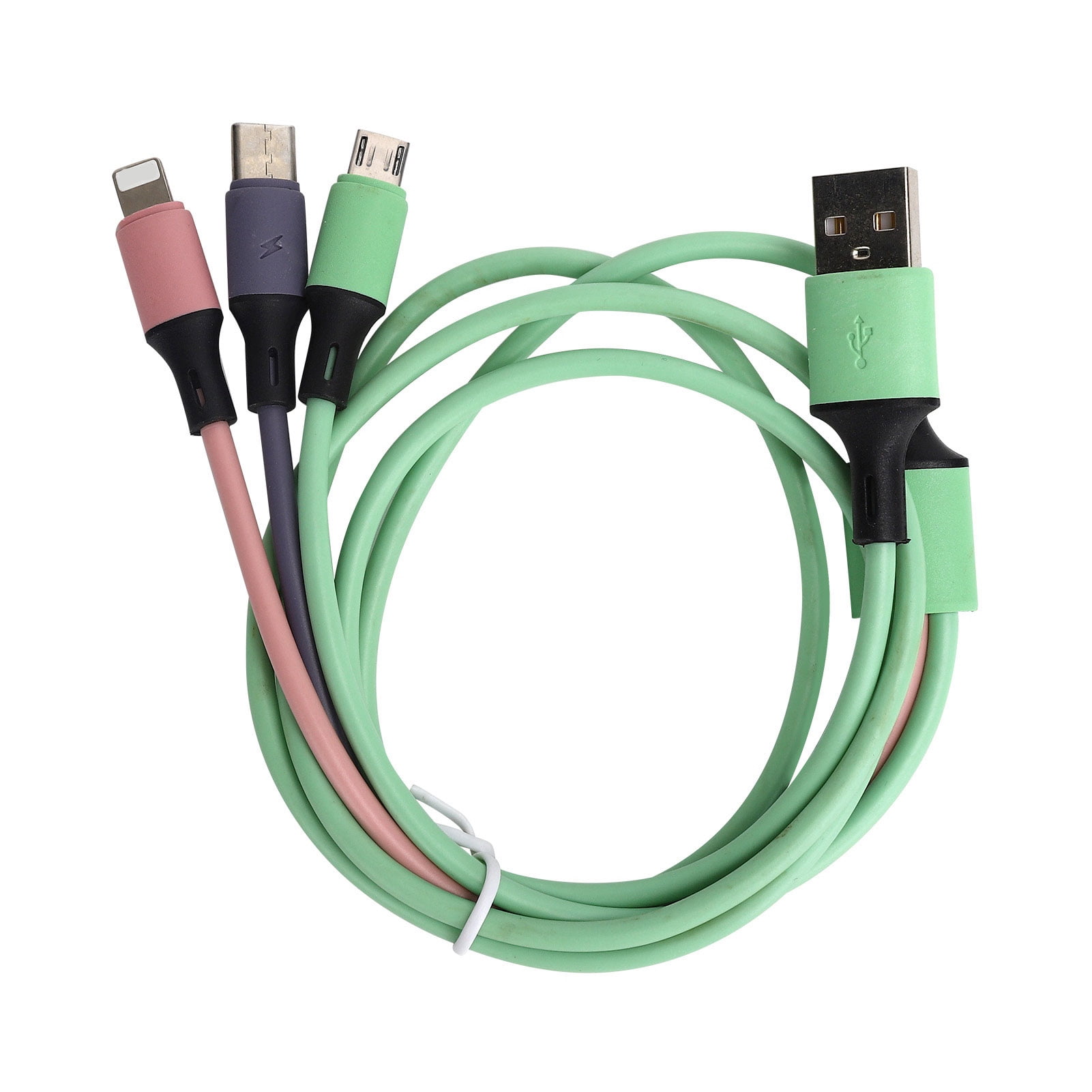 Cable de carga múltiple, cable USB líquido 3 en 1 Cable USB de carga ...