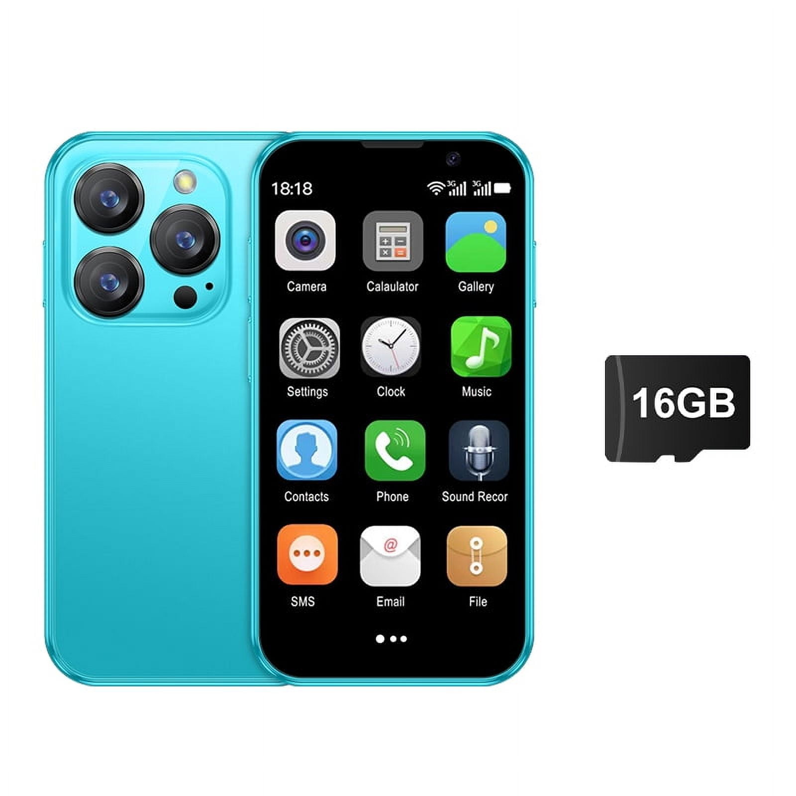 SERVO 16SE Mini Smartphone 16GB ROM Android 9,0 Wifi Dual SIM en espera Play Store 3G WCDMA 3,0 ...