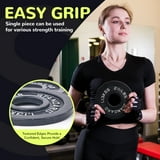 BalanceFrom 5ft Olympic Barbell Set (30lb Bar) with Cast Iron Plates ...